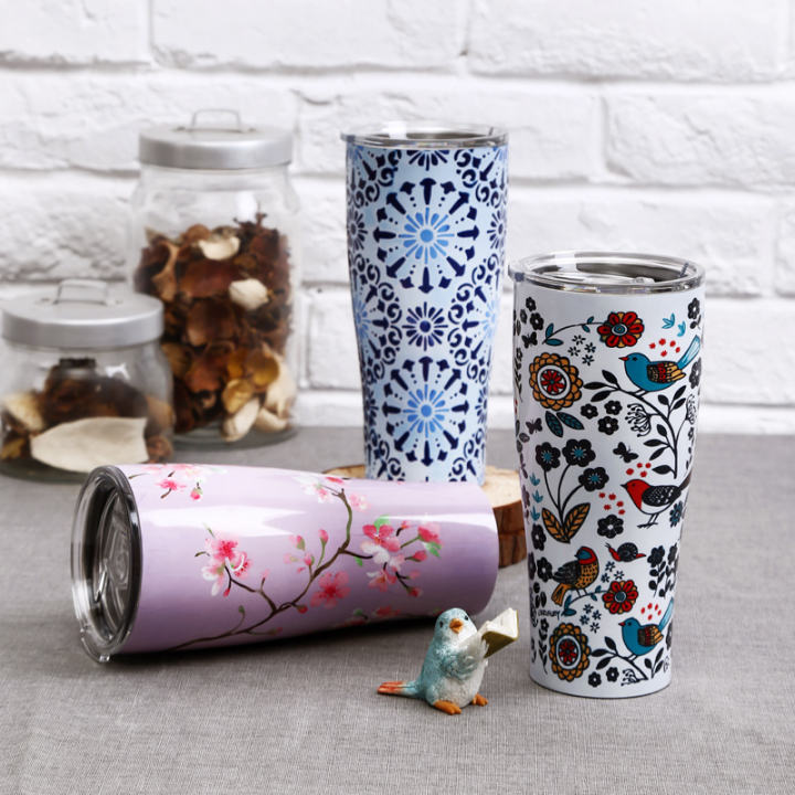 Cherry Blossom Refresh Insulated Beverage Cup – Sugarplum Lifestyle